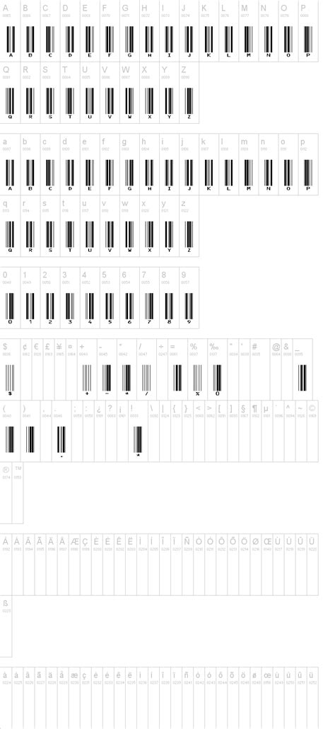 IDAutomationHC39M Font Dafont Com