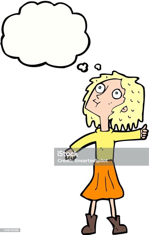 말풍선이 있는 여자 루킹 최대 스카이 만화 캐릭터 기포에 대한 스톡 벡터 아트 및 기타 이미지 기포 낙서 드로잉 단순함 Istock