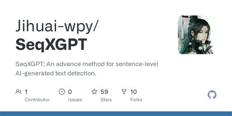 Issues Jihuai Wpy SeqXGPT GitHub