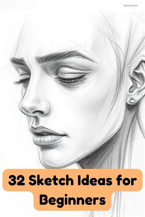 32 Sketch Ideas For Beginners Beginner Sketches Portraiture Drawing