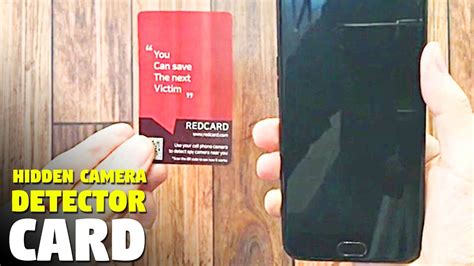 This Card Turns Your Smartphone Into A Hidden Camera Detector TheSuperBOO