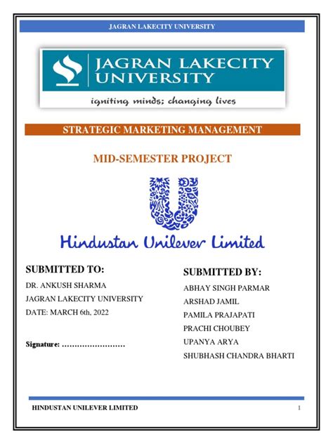 Hul Mid Sem3 Pdf Market Segmentation Brand