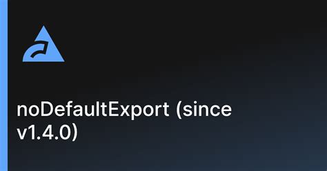 nodefaultexport biome
