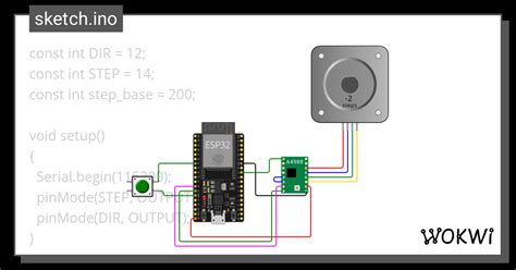 Motor Paso A Paso Wokwi Esp32 Stm32 Arduino Simulator