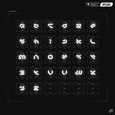 FLUX Cyberpunk Display Typeface