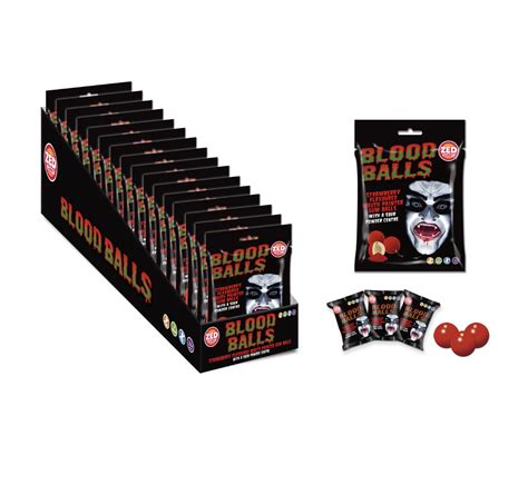 Blood Ball Gumballs Bag Fragola Dulcis Caramelle Gommose