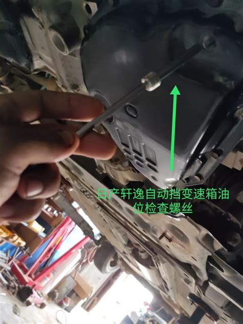 日产轩逸自动挡变速箱放油螺丝及油位螺丝图解 搜狐汽车 搜狐网