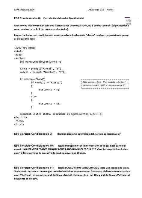 Javascript Es6 Ejercicios Resueltos Parte 1