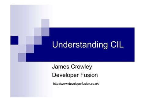 understanding the common intermediate language cil pdf