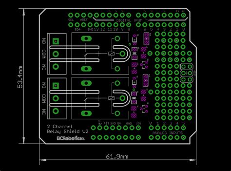 Channel Arduino Relay Shield ARD BC Robotics