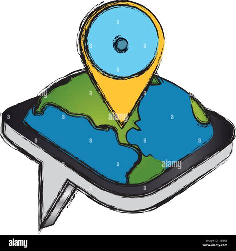 GPS Map Pointer Stock Vector Image Art Alamy