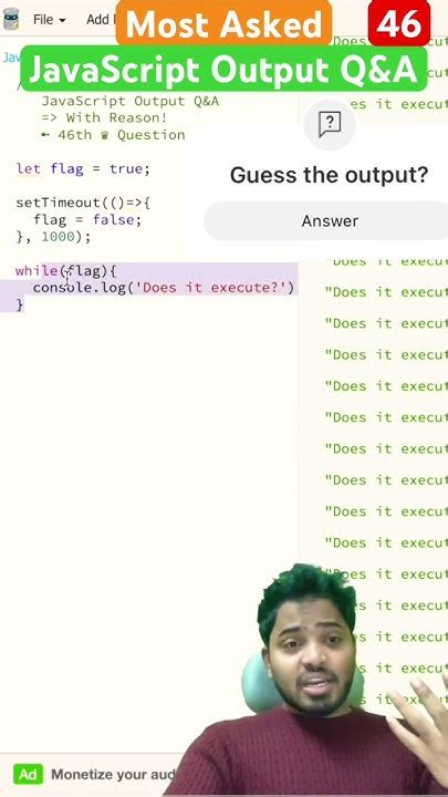 Q 46 Most Asked Javascript Output Question Javascript Interview