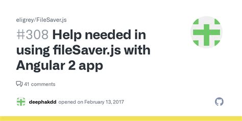 help needed in using filesaver js with angular 2 app · issue 308