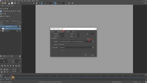 Rendering Animation In Krita Windows Dream Traveler Journal