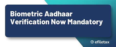 Biometric Aadhaar Verification For Gst In 4 States