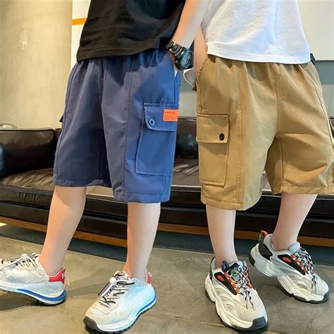 소년 코튼 여름 반바지 어린이 브랜드 비치 반바지 캐주얼 스포츠 반바지 소년 키즈 바지 Aliexpress