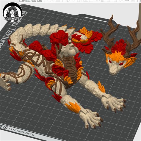 3d Printable Forest Dragon Articulated Dragon By Mysticsaige