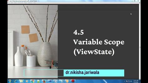 Aspnet Lecture 18 2 Viewstate Client Side State Management Variable Scope Example