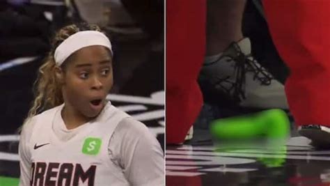 Wnba Game Halted After Bizarre Court Invasion By A Green Sex Toy Watch
