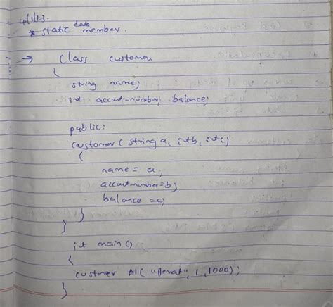 Hemant N Patil On Linkedin Day 71 412024 Static Data Member Static