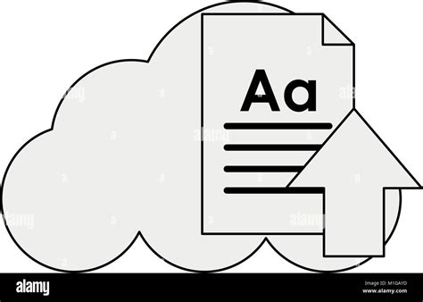 Cloud Computing Symbol Stock Vector Image Art Alamy