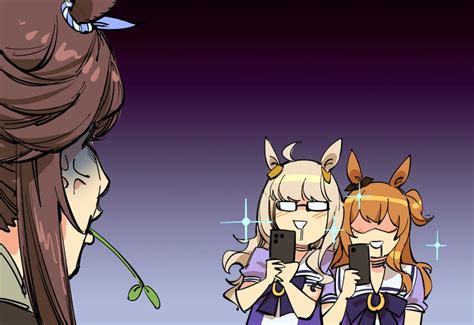 Mayano Top Gun Narita Brian And Biwa Hayahide Umamusume Drawn By Ruukii Drift Danbooru