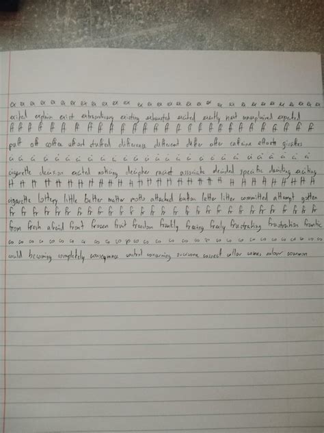 Doing A Bit Of Work On Ligatures Rhandwriting