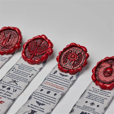 Warhammer 40k Brooch Peripheral Products Purity Seals 4 Piece Starforg