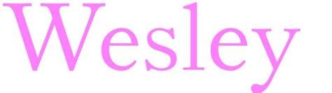 Wesley Name For Girls Meaning Popularity And Origin