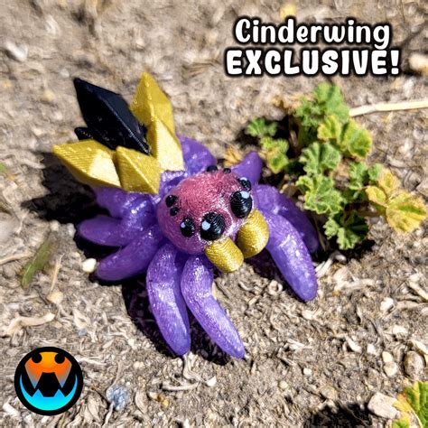 Tiny Crystal Spider 3d Model By Cinderwing3d On Thangs