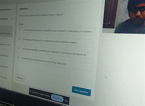 Question 1 What Sthe Purpose Of The UseMemo StudyX