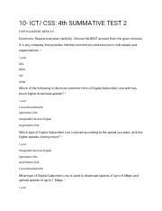 ISDN DSL ISP ADSL What Is A Type Of Connector Commonly Used For Ethernet Course Hero