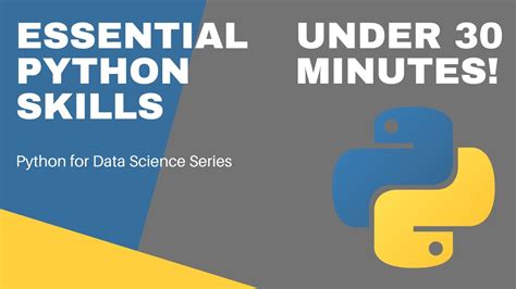 Python Essentials For Beginners In Less Than 30 Minutes Youtube