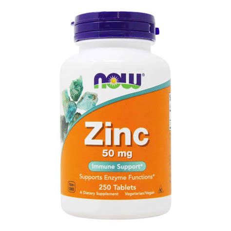 Zinc Now 250 Tabs - Swnutrion