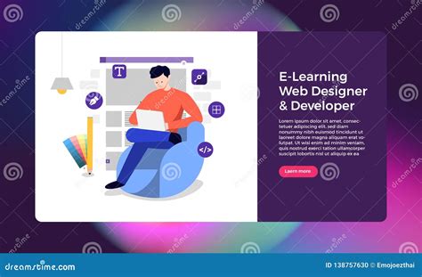 web designer and developer stock illustration illustration of process