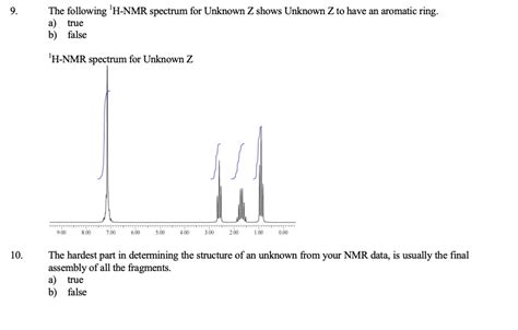 solved 7 a very common splitting pattern seen in a 1h−nmr