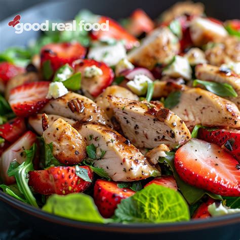 Strawberry Chicken Salad Good Real Food