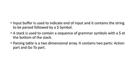 Non Recursive Predictive Parsingpptx