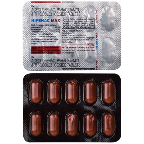 Hifenac Max Tablet View Usage Side Effects Price And Subtitute Egmedi