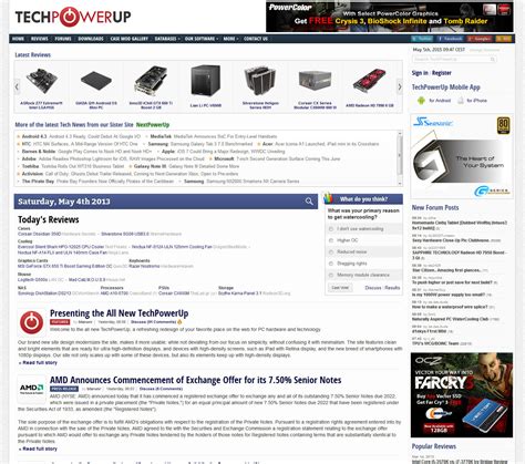 Presenting The All New Techpowerup Techpowerup