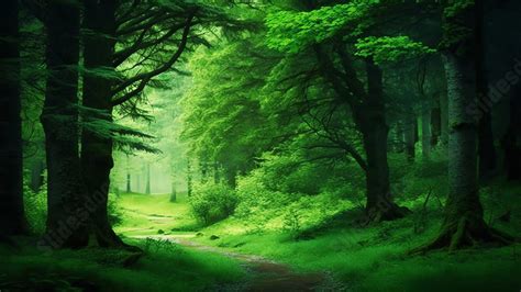 Forest Woods Grass Green Powerpoint Background For Free Download Slidesdocs