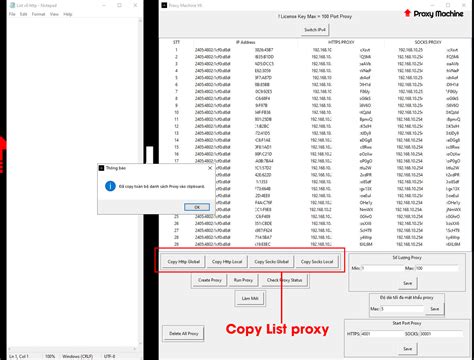 Hướng Dẫn Sử Dụng Phần Mềm Proxy Machine V6 Proxy Machine