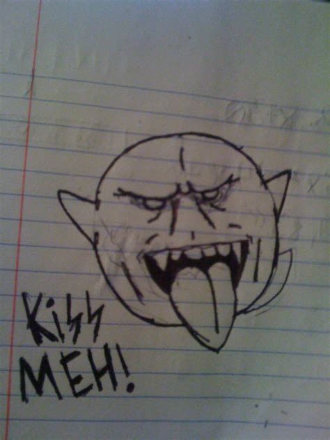 Boo Wants A Kiss By Snuffbomb On Deviantart