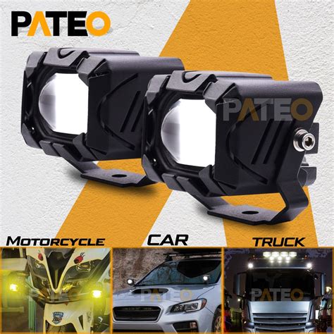 ไฟตัดหมอก Led 3000k 6000k 12v 24v 3 นิ้ว สําหรับรถบรรทุก Suv 4wd 4x4