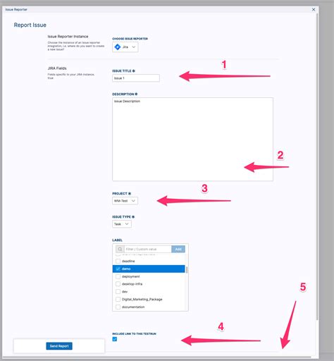 Create Jira Issue Webmate Docs