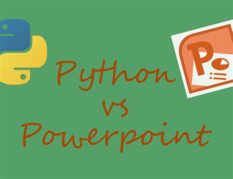 Powerpoint Python Programming