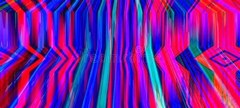 Colorful Abstract Wave Pattern With Vibrant Hues Stock Illustration