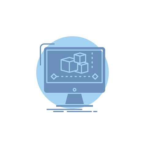 Animation Computer Editor Monitor Software Glyph Icon 13005901