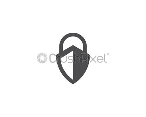 Shield And Lock Icon Cyber Security Concept Abstract Security Vector Stock Vector 1587631
