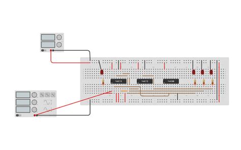 Circuit Design Contatore Modulo Tinkercad